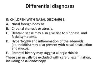 Pediatric crs complications final | PPTX