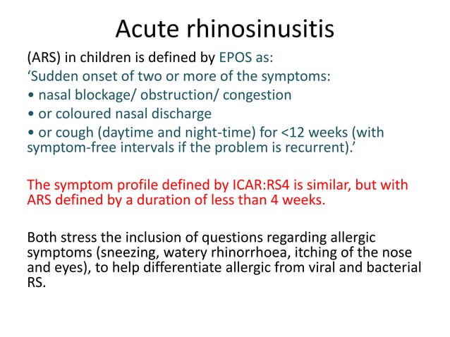 Pediatric crs complications final | PPT