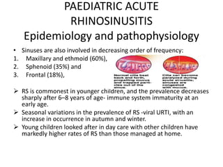 Pediatric crs complications final | PPTX