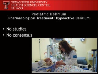 Pediatric delirium | PDF