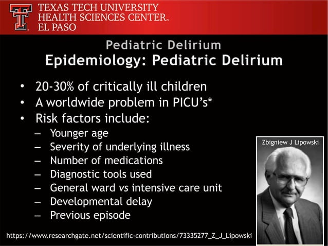 Pediatric delirium | PDF | Brain and Nervous System Disorders ...