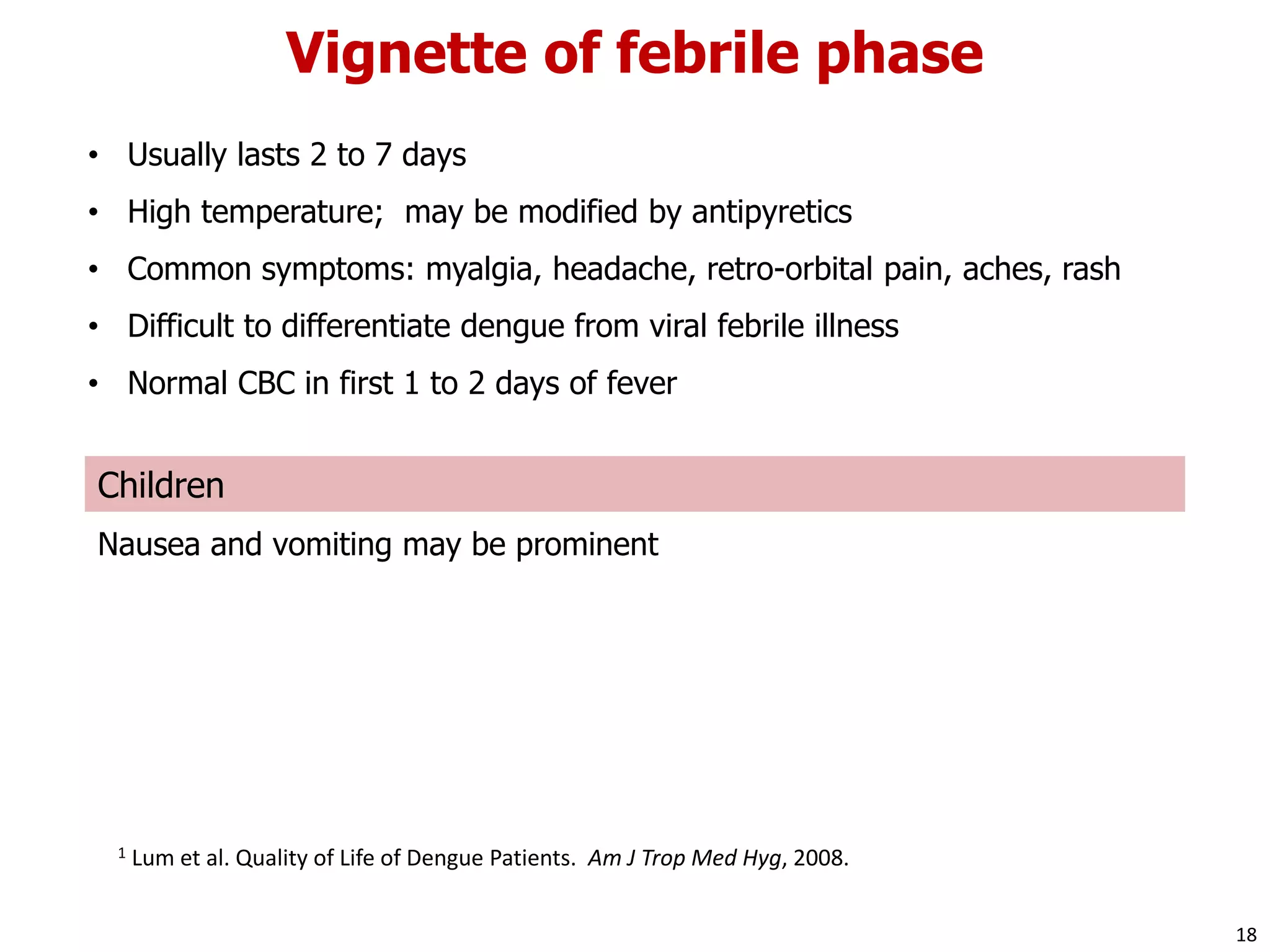 Pediatric dengue management - Dr. Arunkumar, MD(Paed) | PPTX