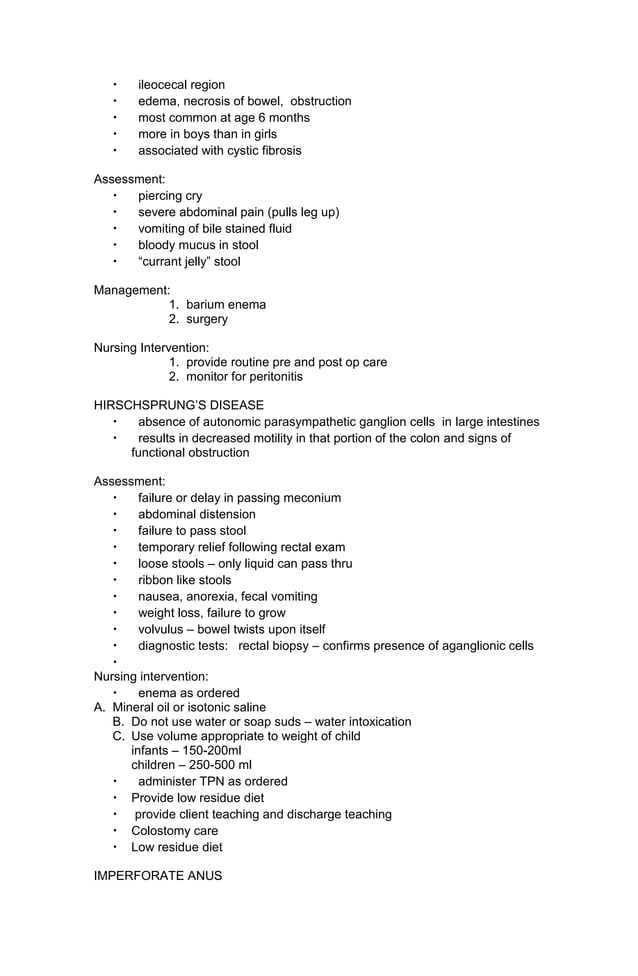 Pediatric disorders by system | PDF