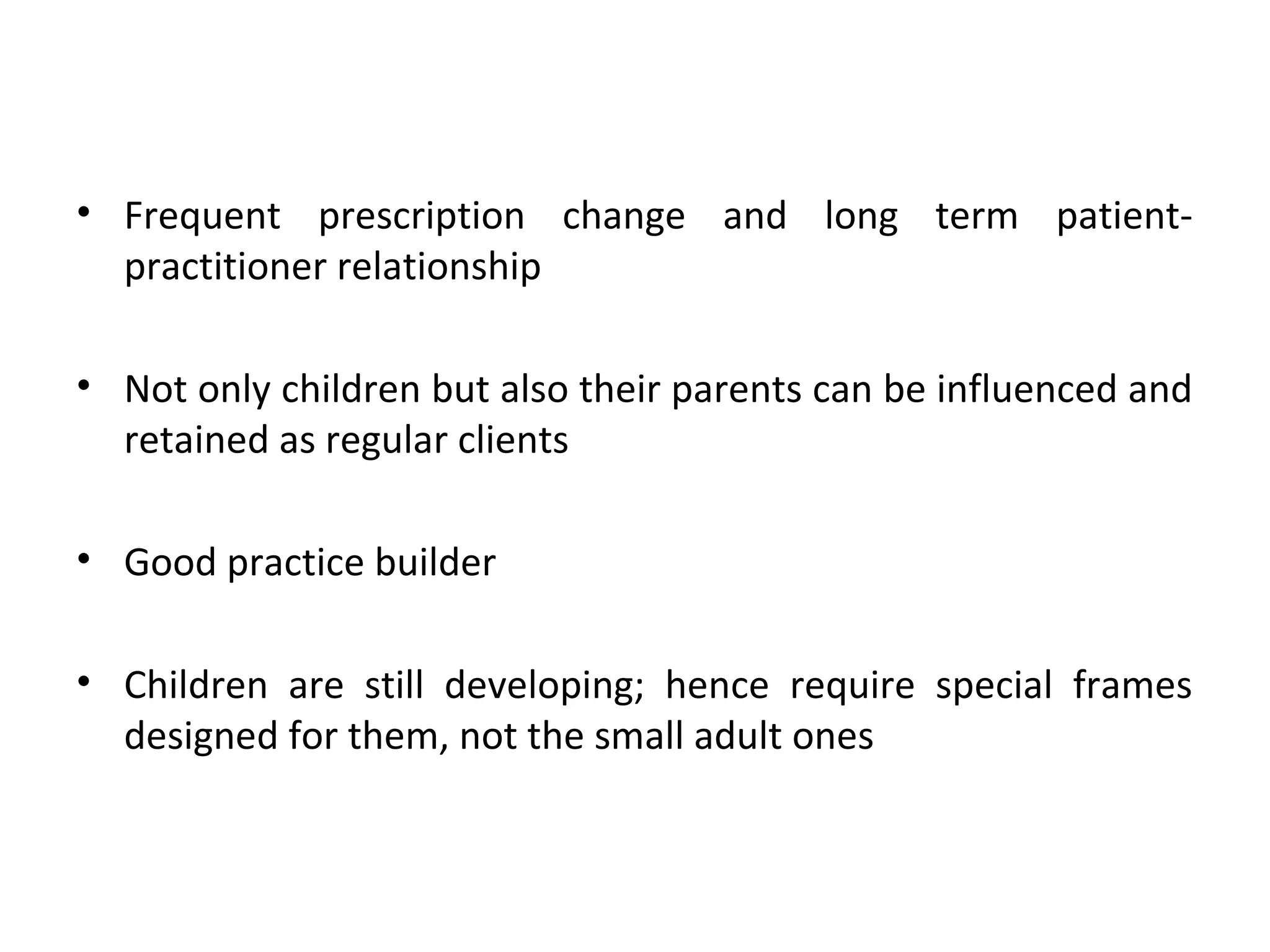 Pediatric Ophthalmic dispensing in different visual problems | PPT