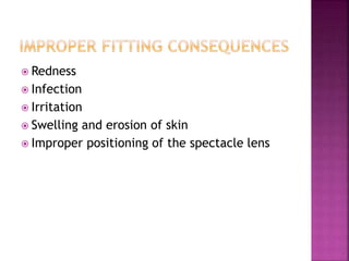 Spectacle dispensing in Pediatric patient | PPTX