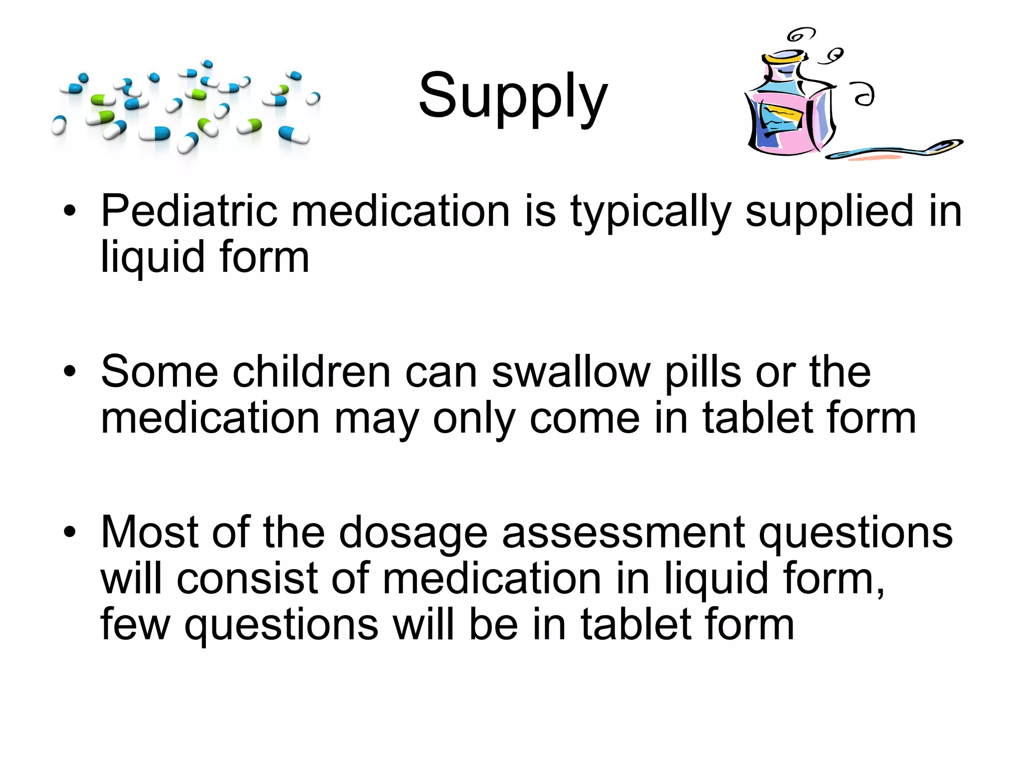 Pediatric dosage calculation tutorial 2011(1).ppt