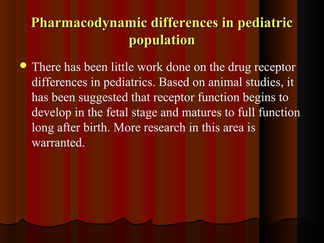 Pediatric drug for clinical pharmacy student 1 | PPT