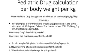 PEDIATRIC DRUG CALCULATION.pptx
