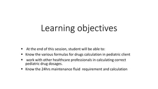 PEDIATRIC DRUG CALCULATION.pptx