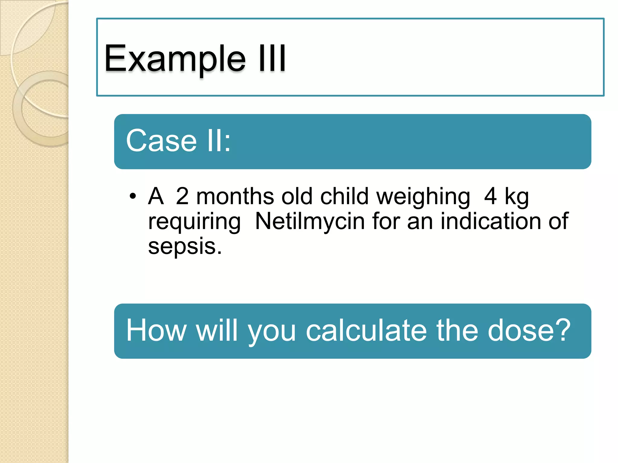 Pediatric drug dose calculation | PPTX | Chemistry | Science