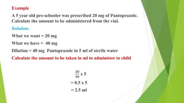 Pediatric drug doses calculations | PPTX | Parenting Babies and ...