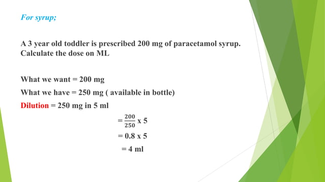 Pediatric drug doses calculations | PPTX | Parenting Babies and ...