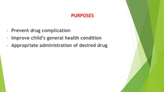 Pediatric drug doses calculations | PPTX