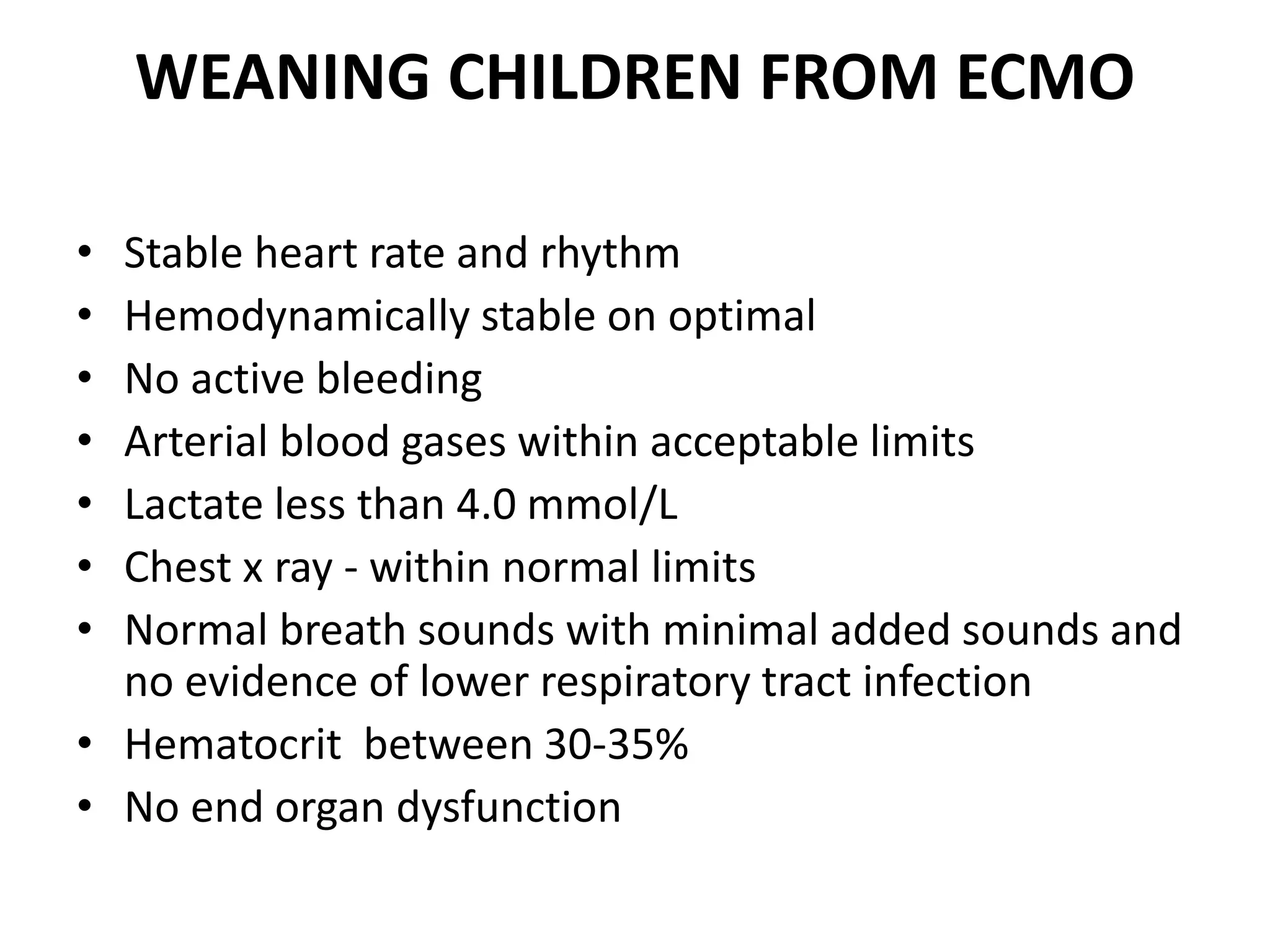 Pediatric ecmo | PPTX