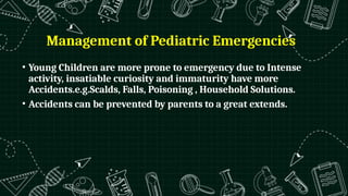 pediatric emergency.pptx prevention and management | PPTX