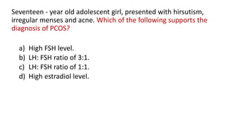 Pediatric endocrinology review part 4 | PPT