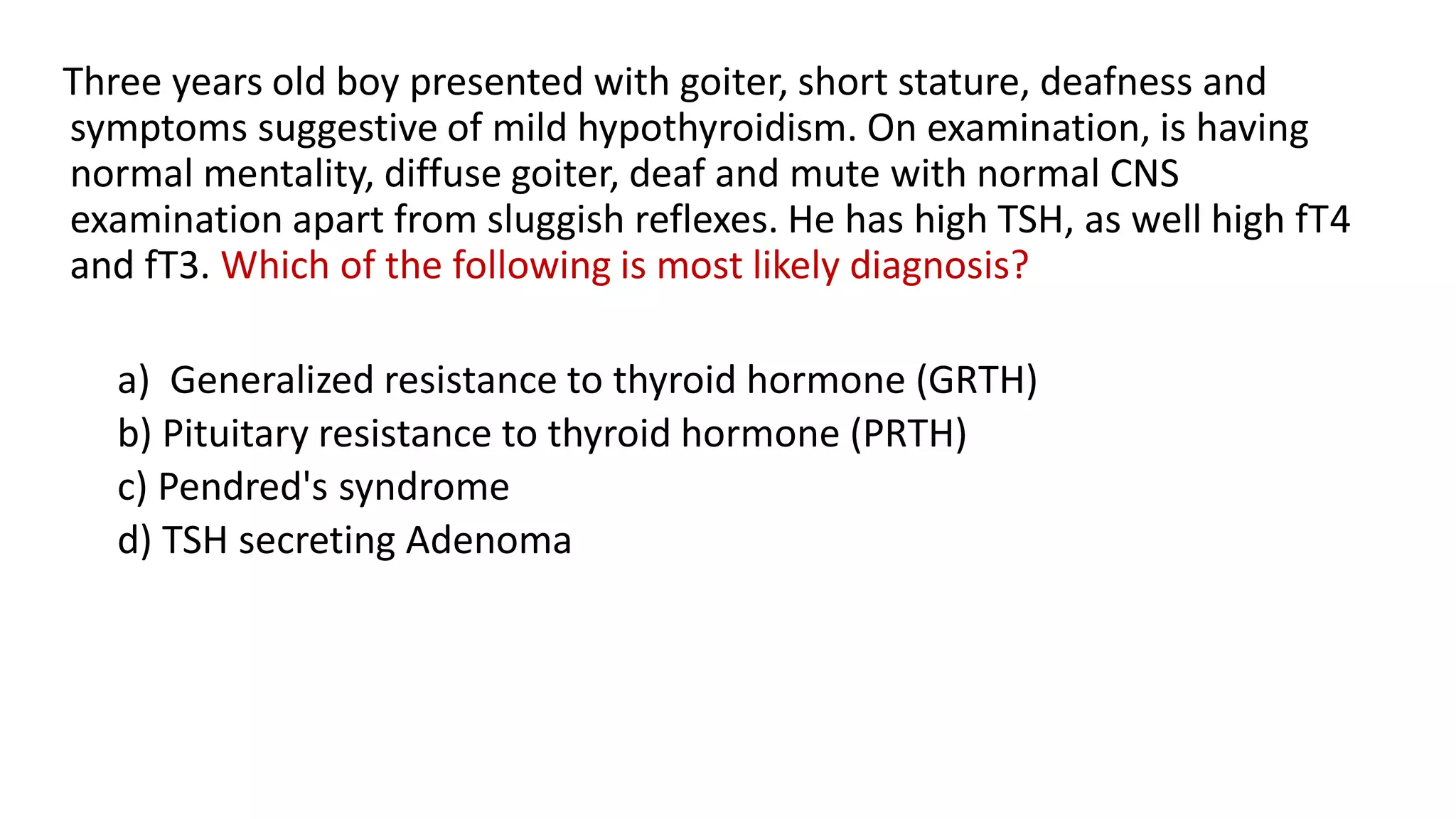 Pediatric endocrinology review part 4 | PDF
