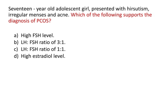 Pediatric Endocrinology Review Part 4 Ppt