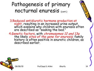 Pediatric enuresis | PPT
