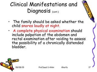 Pediatric enuresis | PPT