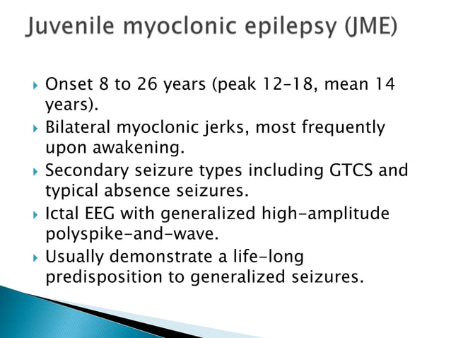 Pediatric Epilepsy Syndromes Ppt