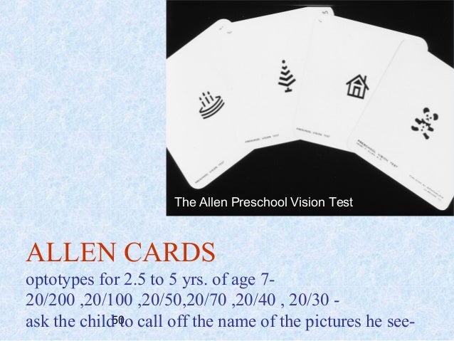 Pediatric eye and vision