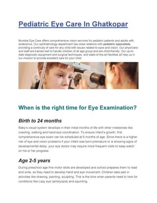 Pediatric Eye Care In Ghatkopar.ppt