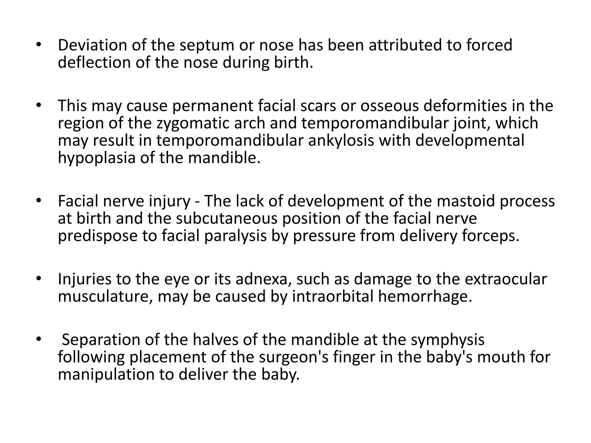 Pediatric facial injuries | PPTX