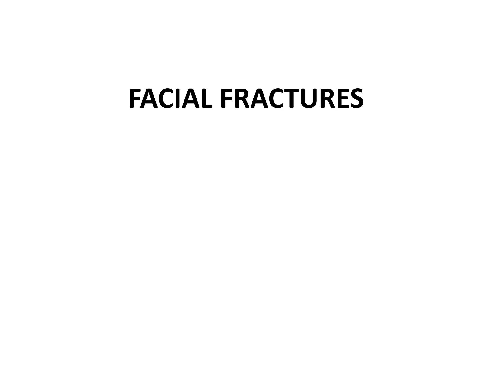 Pediatric facial injuries | PPTX