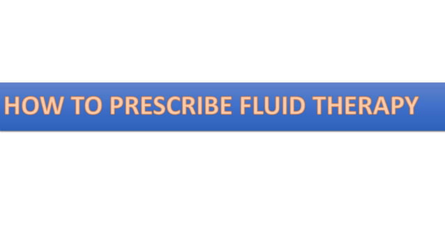 Pediatric Fluid Management DR.OZIL