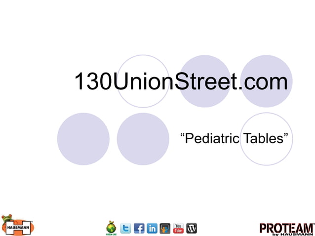 In-Focus: Hausmann Industries - Pediatric Tables | PPT