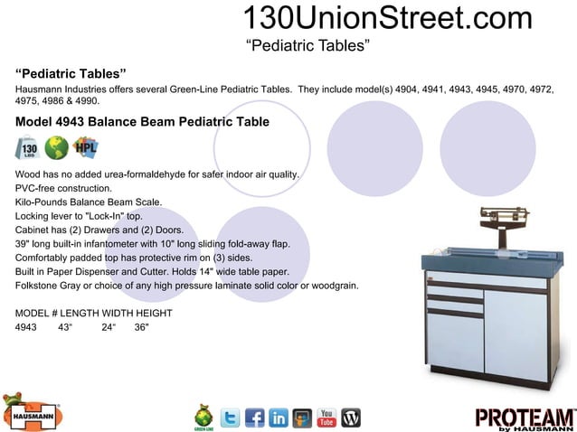 In-Focus: Hausmann Industries - Pediatric Tables | PPT