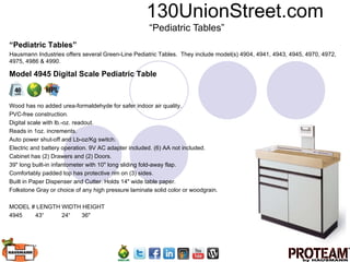 In-Focus: Hausmann Industries - Pediatric Tables | PPT