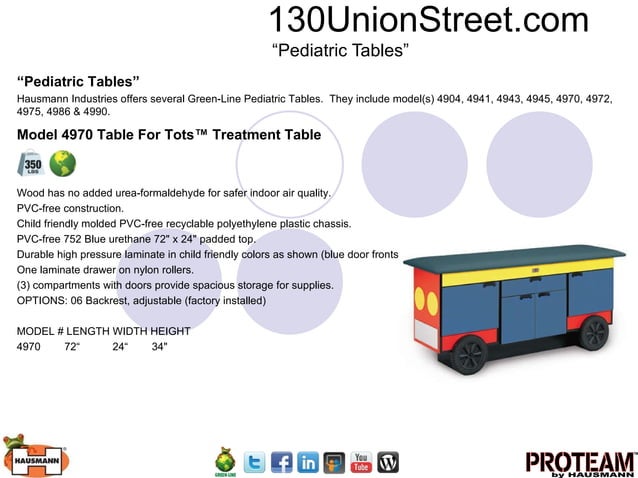 In-Focus: Hausmann Industries - Pediatric Tables | PPT
