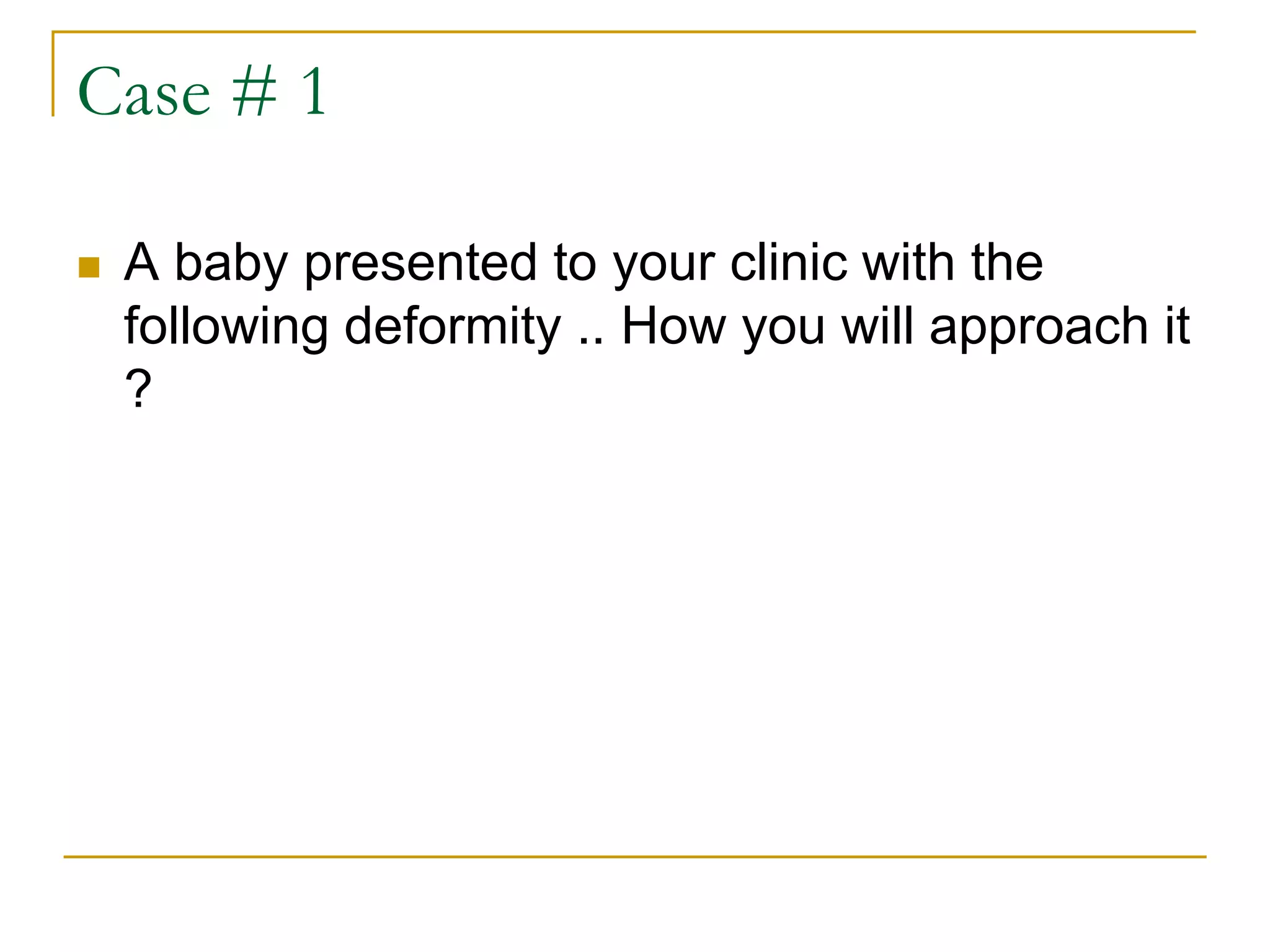 Pediatric foot deformities | PPT