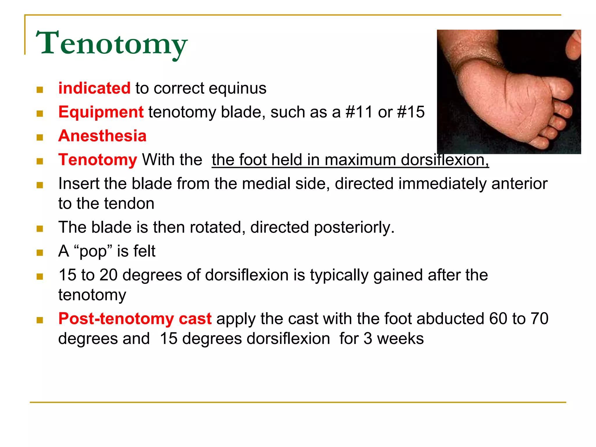 Pediatric foot deformities | PPT