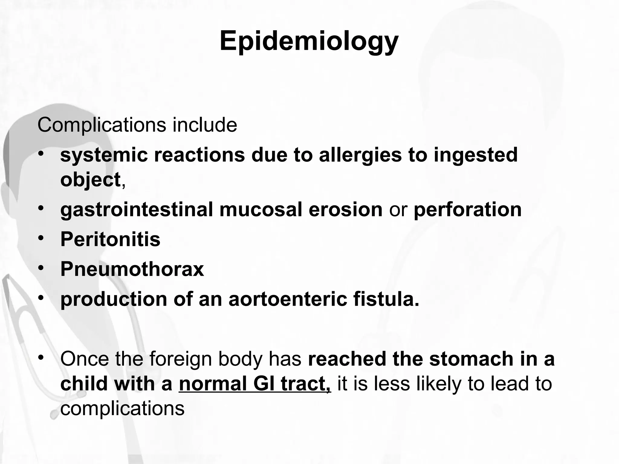 Pediatric foreign body ingestion | PPT