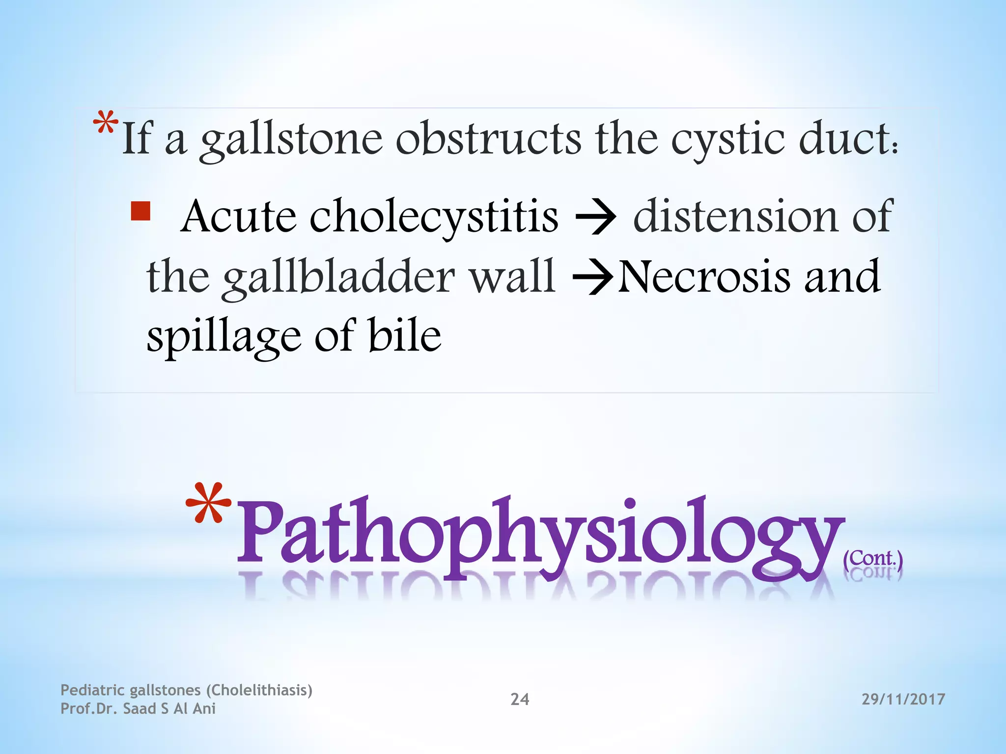 Pediatric gallstones | PPTX