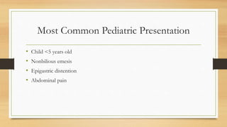 Pediatric Gastric Volvulus | PPTX