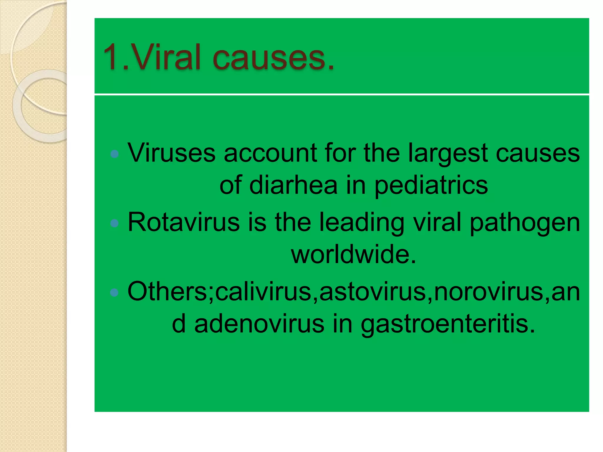 Pediatric gastroenteritis 1 | PPTX