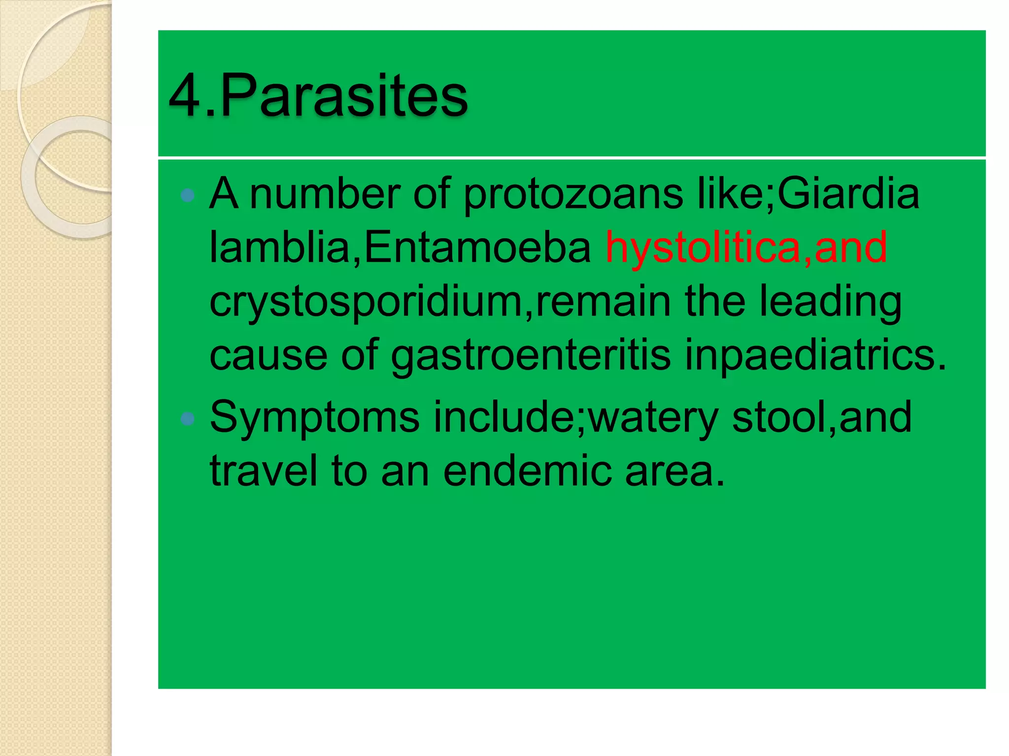 Pediatric gastroenteritis 1 | PPTX