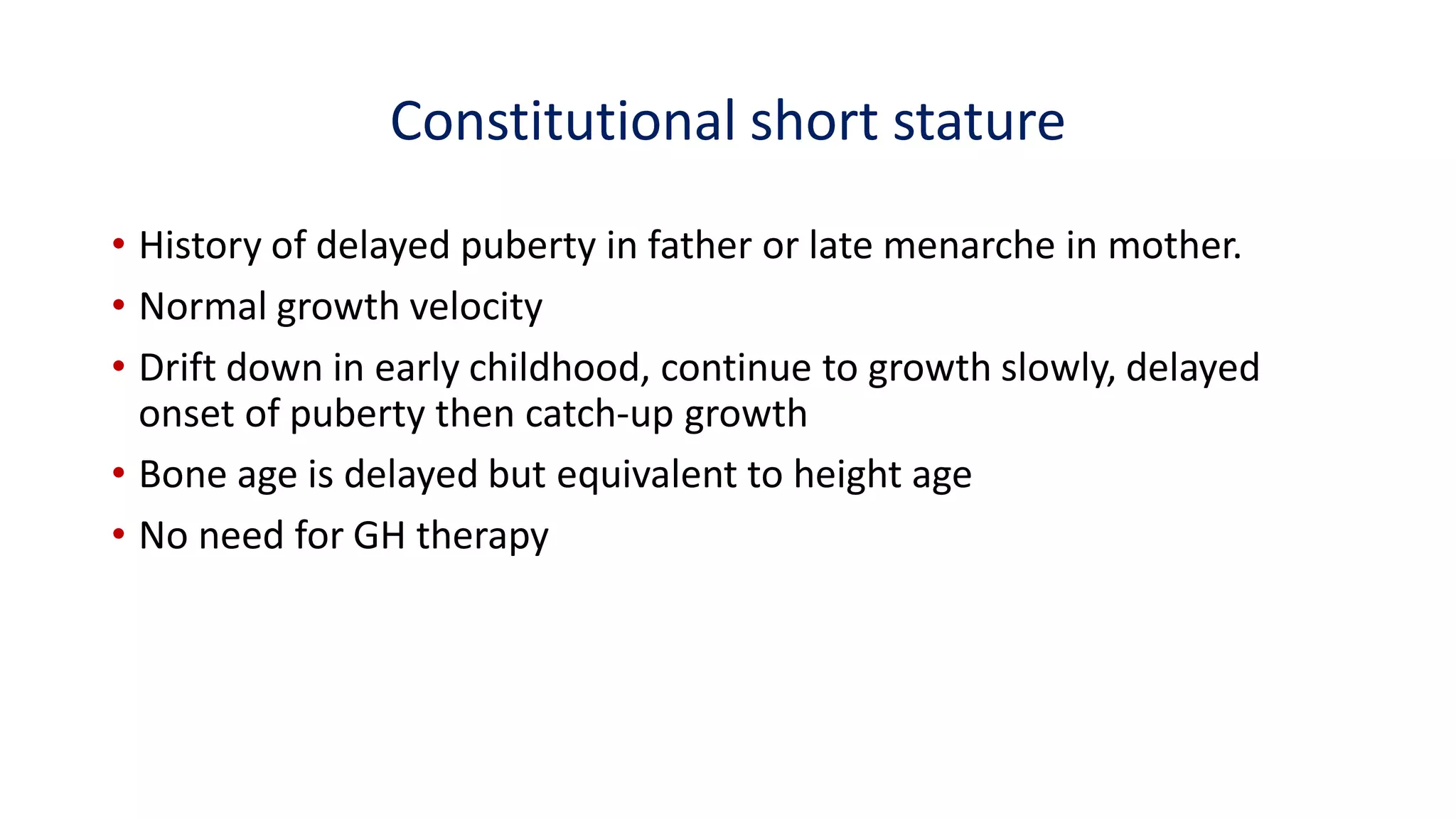 Pediatric growth hormone deficiency | PDF