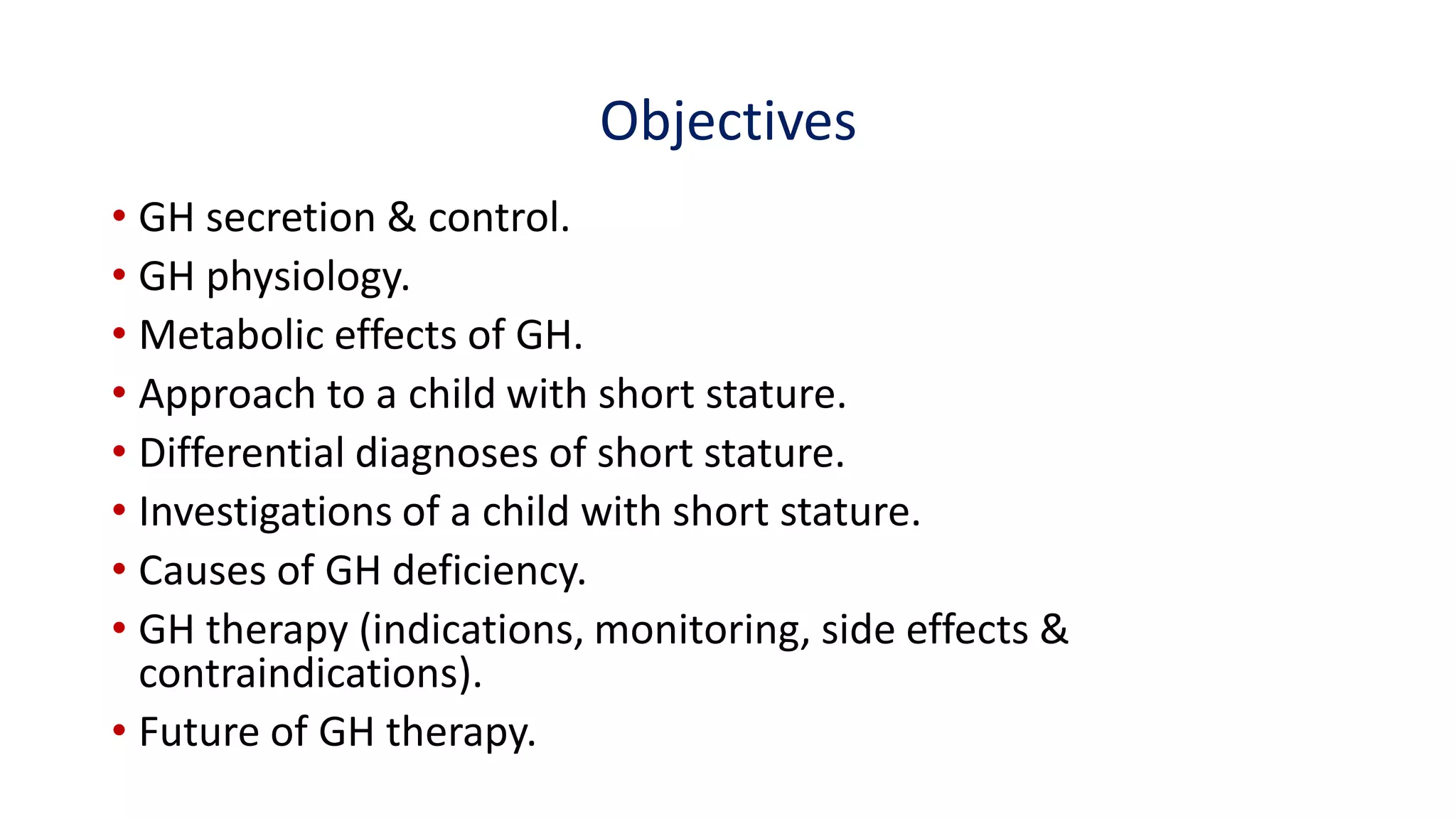 Pediatric growth hormone deficiency | PDF