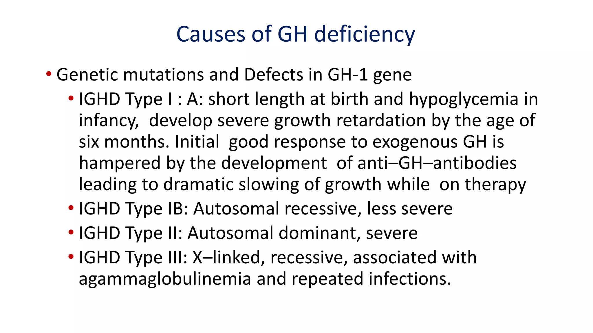 Pediatric growth hormone deficiency | PDF
