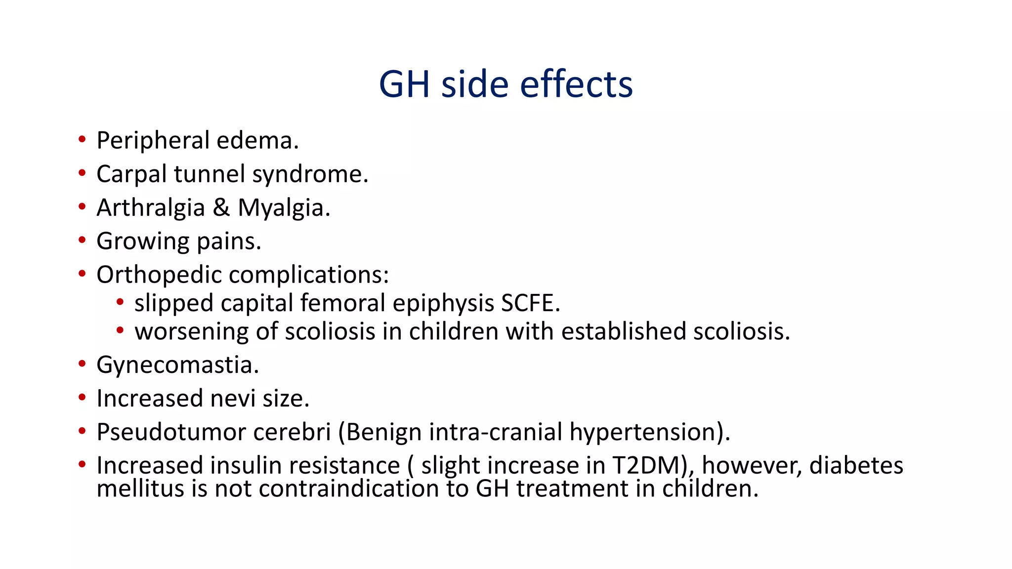 Pediatric growth hormone deficiency | PDF
