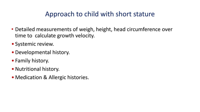 Pediatric growth hormone deficiency | PDF