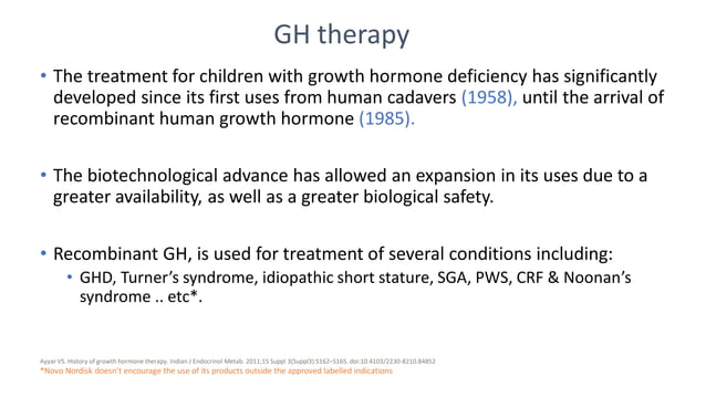 Pediatric growth hormone deficiency | PDF