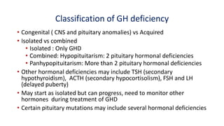 Congenital Growth Hormone Deficiency