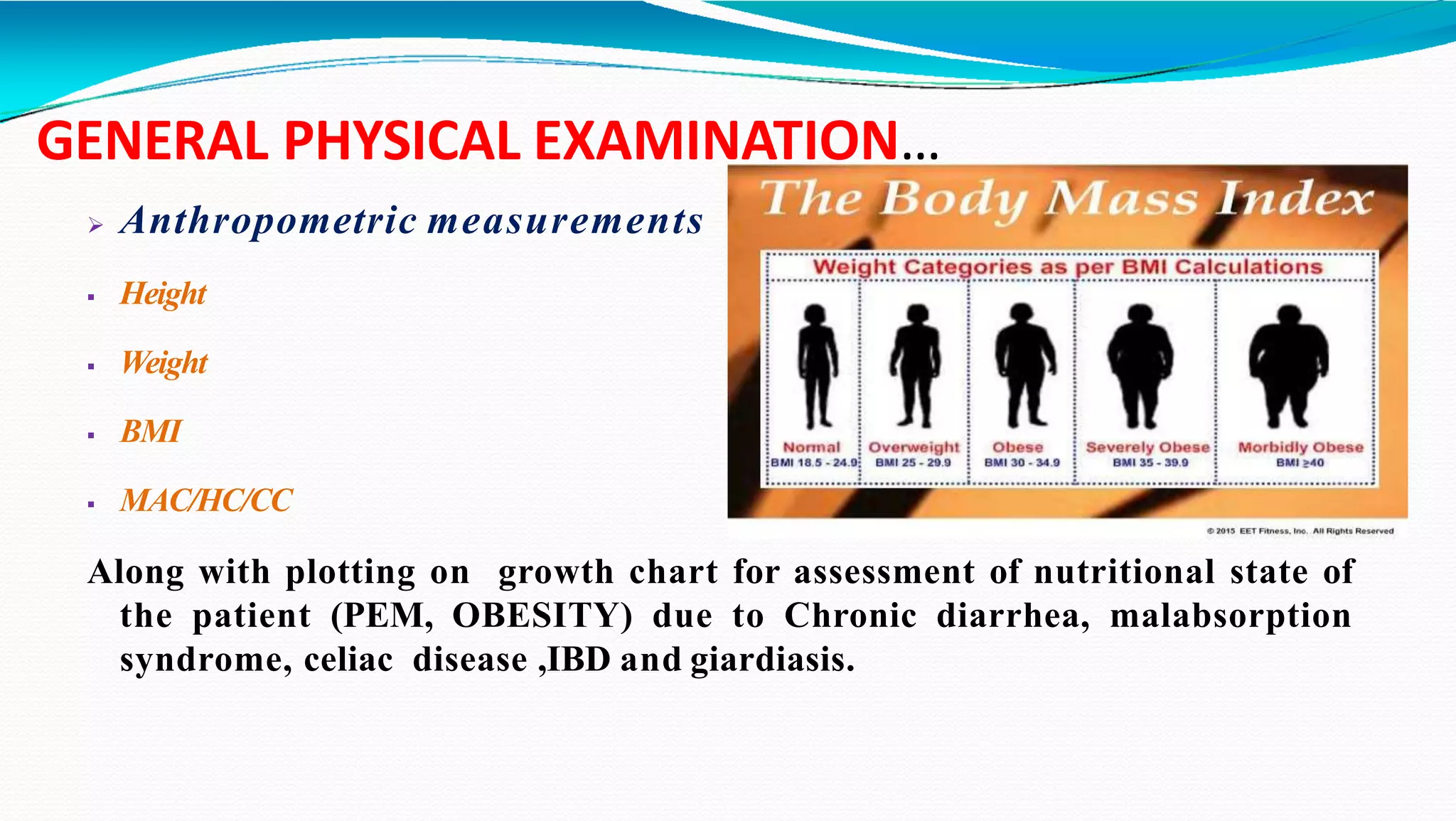 Pediatric git examination | PPTX