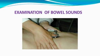 Pediatric git examination | PPTX